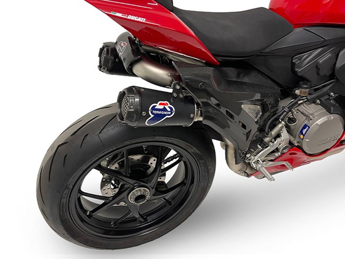 Termignoni Ducati V2 Panigale SSP Racing Full Undertail Exhaust System ...